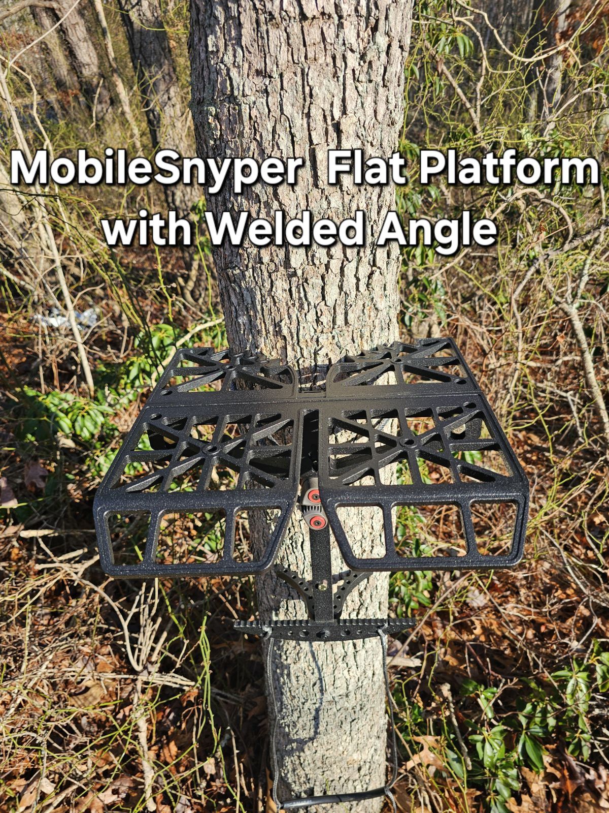 Flat Platform with Welded Angle – Treetop Hunting